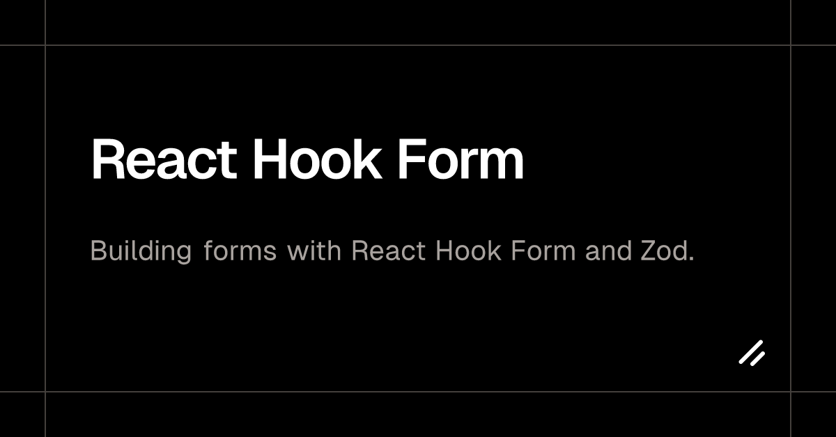React Hook Form Shadcnui 